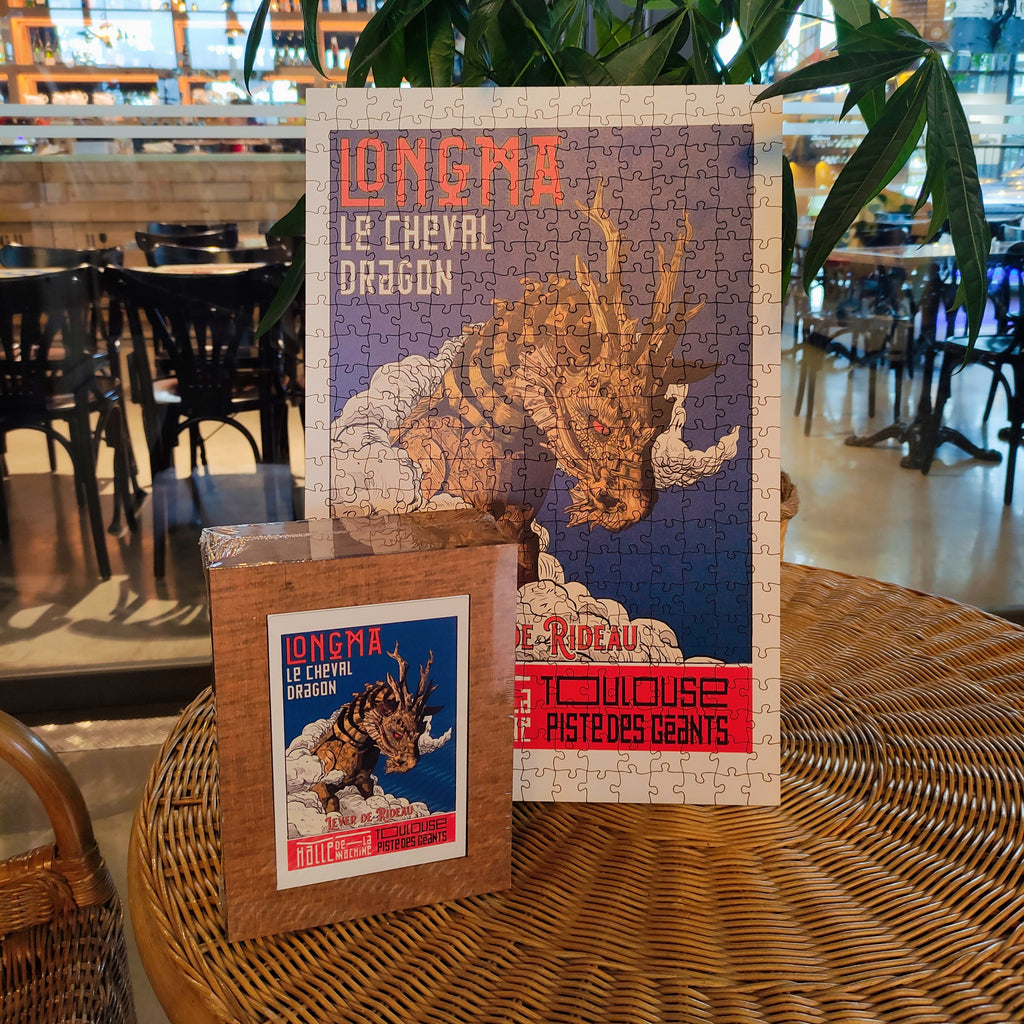 Puzzle en bois 345 pièces - Cheval-dragon Long Ma – Halle de La Machine