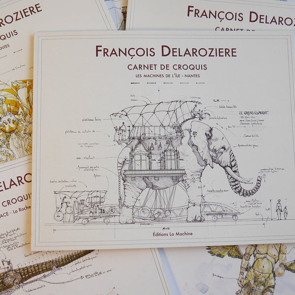 Carnet de croquis "Machines de l'ile" - Nantes – Halle de La Machine